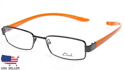 NEW CLARK by TREVI COLISEUM K895 C2 BLACK EYEGLASSES FRAME 52-19-160 ...