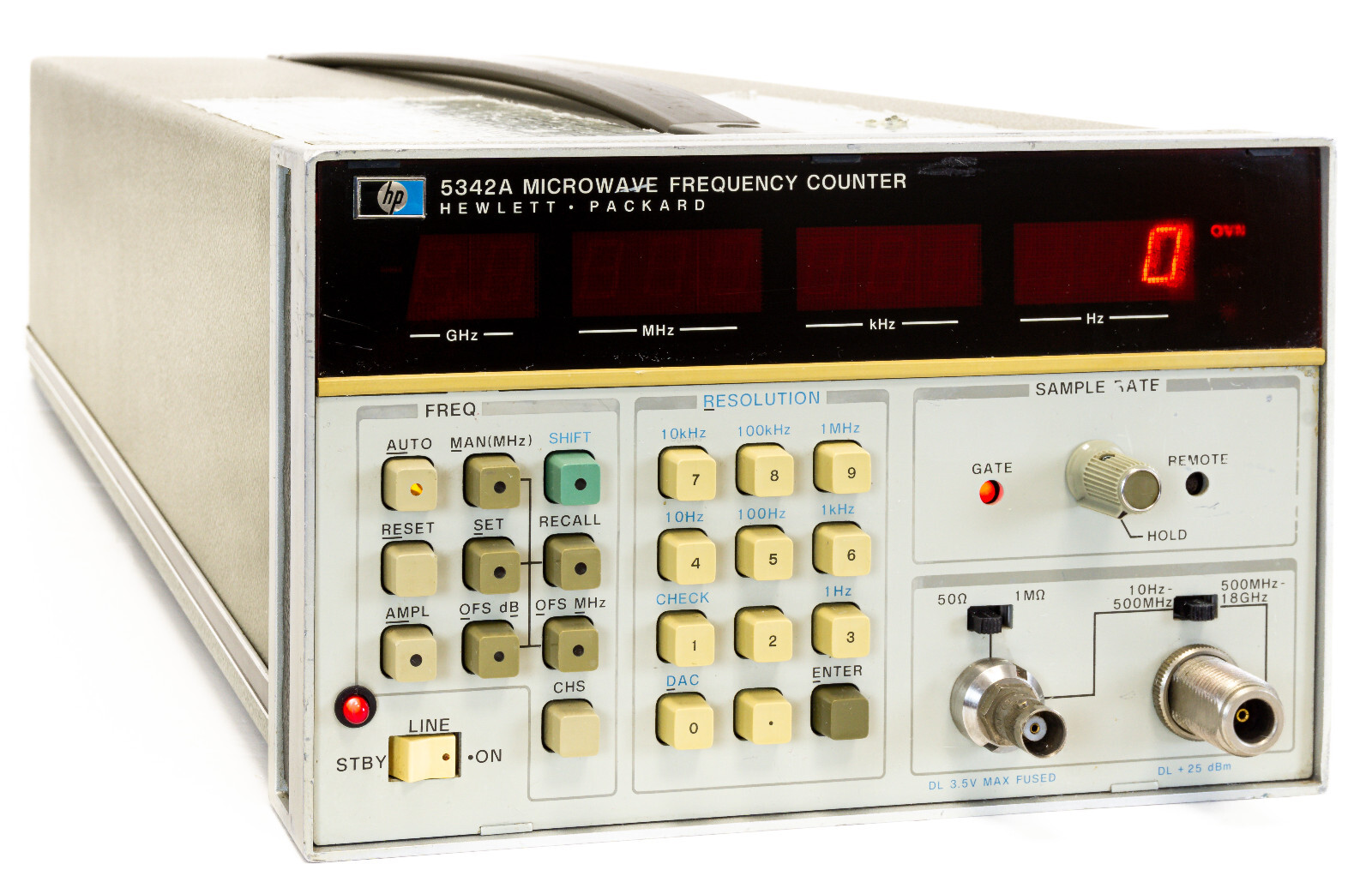 HP Agilent Keysight 5342A Microwave Frequency Counter 10hz - 18ghz for ...