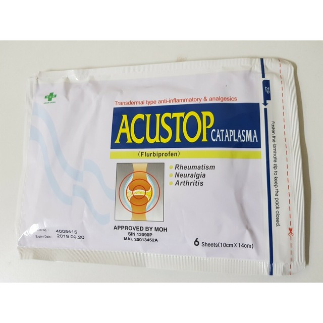 Acustop Cataplasma Patch 6 pieces/pack Release Body Shoulder Joint ...