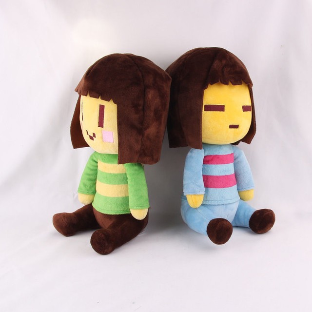 8" Undertale Frisk and Chara Plush Doll Soft Stuffed Game Toys Kids ...