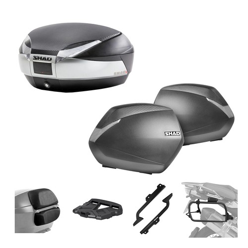 SHAD SH48TC Top Case And SH36 Luggage Kit For Triumph 900 TIGER GT 2020 ...