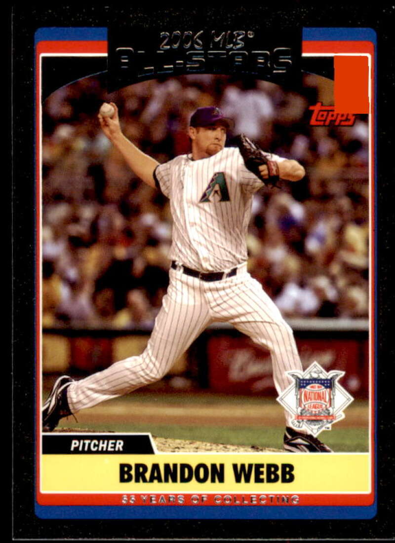 Brandon Webb Card 2006 Topps Update Black #UH276 | eBay