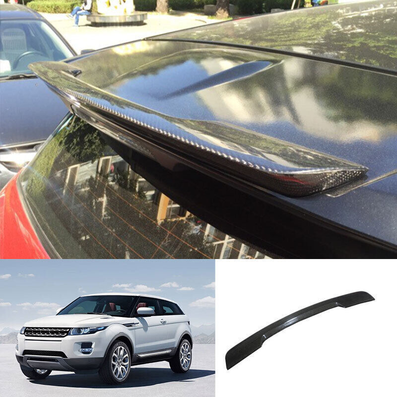 For Range Rover Evoque 2012-2019 Dry Carbon Fiber Rear Trunk Spoiler ...