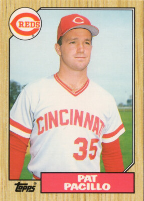 Pat Pacillo 1987 Topps Traded Baseball card #93T Cincinnati Reds | eBay