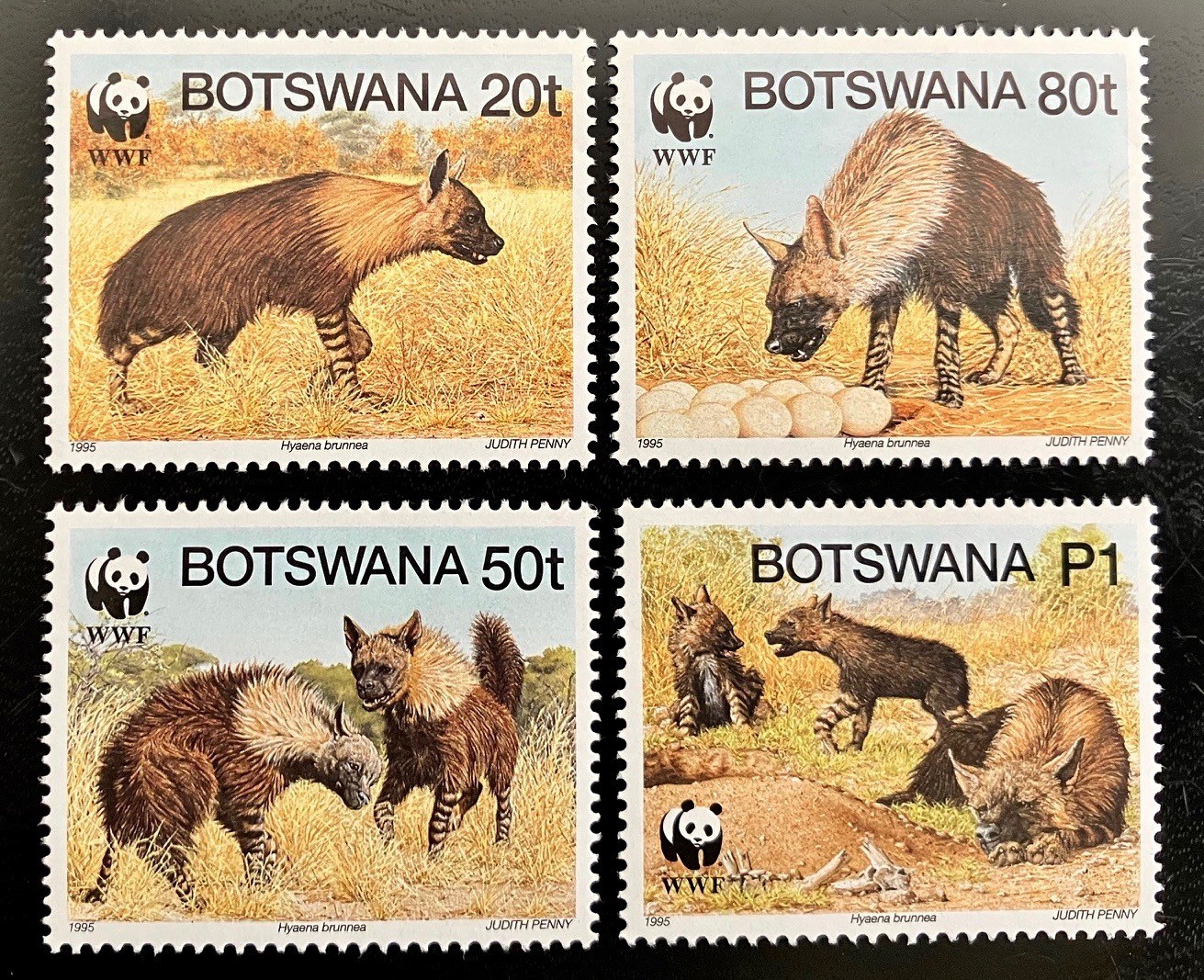BOTSWANA WWF 1995, Wild Animals, Hyenas Mint NH | eBay