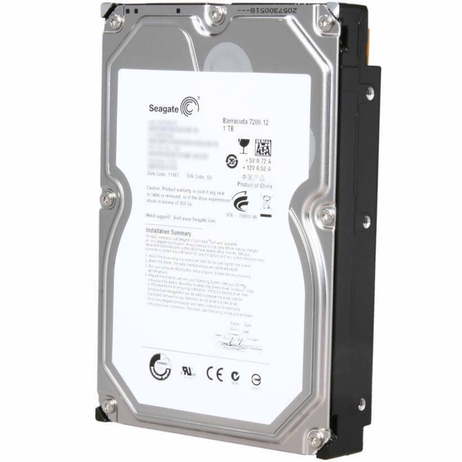 (Used) Seagate BarraCuda 3.5" 1TB (ST31000528AS) 7200 RPM Internal Hard ...
