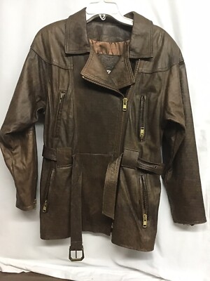 The Leather Ranch Jacket Size 4 1t1296 | eBay