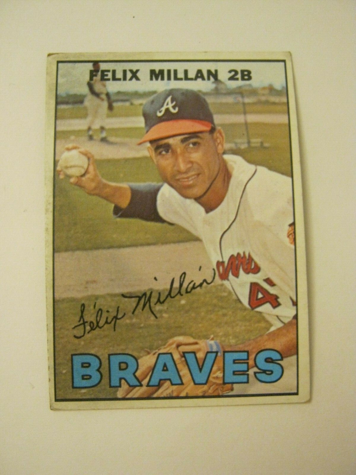 1967 Topps #89 Felix Millan Baseball Card (CS-57) | eBay