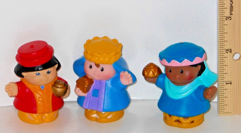 Fisher Price Little People Nativity Mary,Joseph, Wise Men, Donkeys | eBay