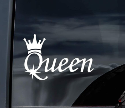 Queen Styling Vinyl Decal Car Truck Laptop Bumper Sticker Decal 8 ...