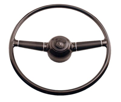 1940 Ford Deluxe Steering Wheel Replica Kit V8 Logo 15" Diameter Black ...