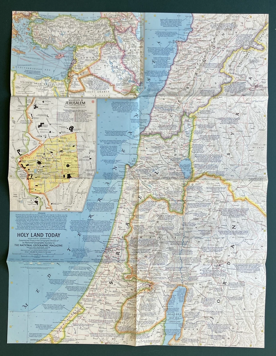 Holy Land Map Today