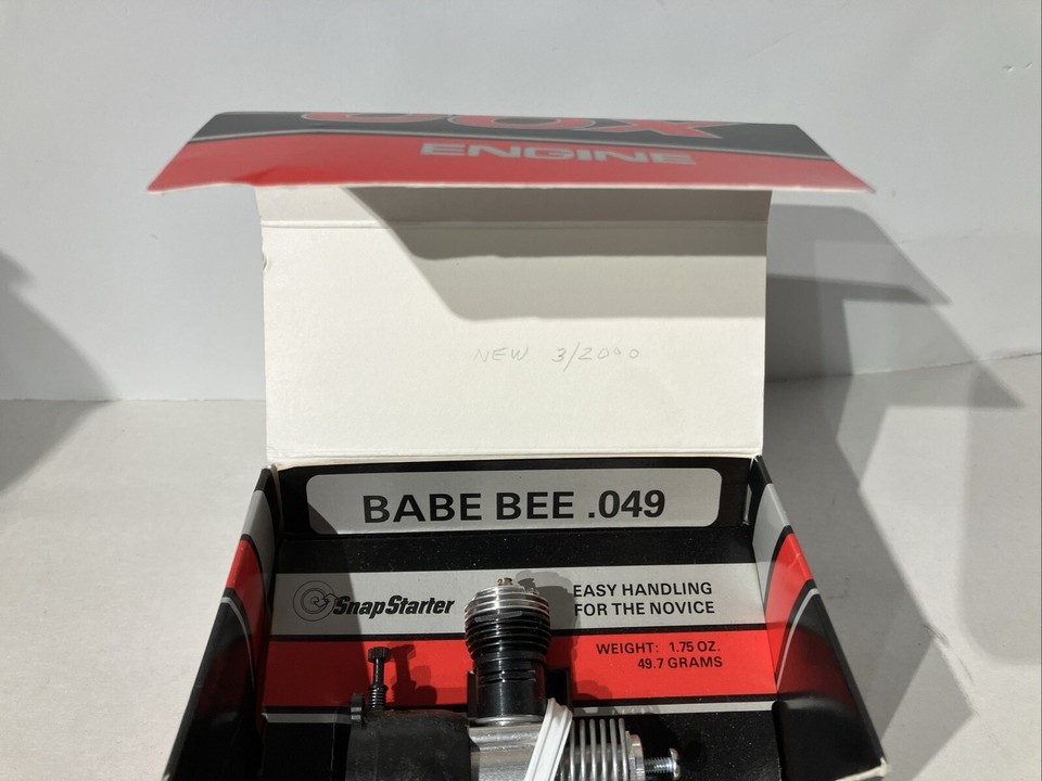 COX NO. 350 BABE BEE .049 GAS AIRPLANE ENGINE BOXED NEW | eBay