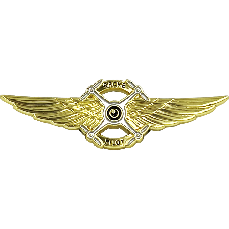 EL13-016 Full size UAS FAA Commercial Drone Pilot Wings pin | eBay