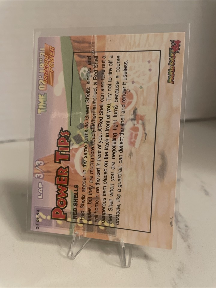 Triple Red Shells #24 Nintendo Power Mario Kart 64 N64 Power Tip ...
