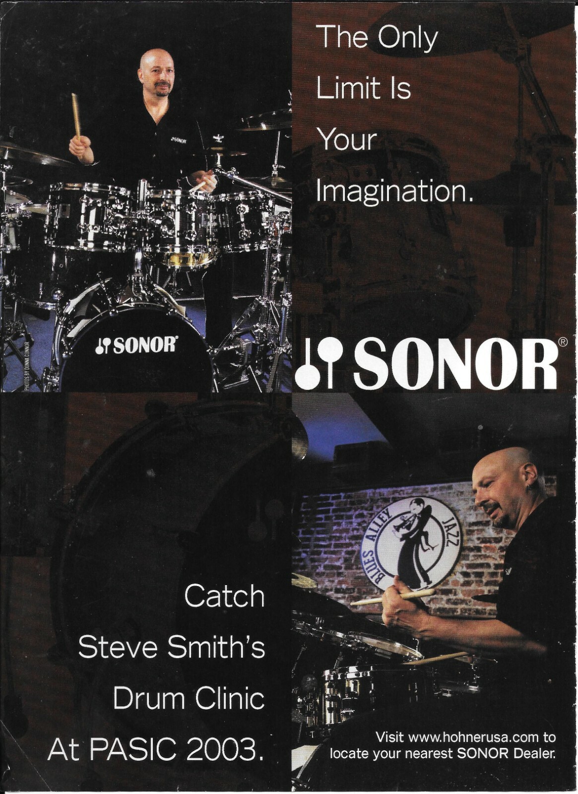 SONOR DRUMS - STEVE SMITH - 2003 Print Advertisement | eBay