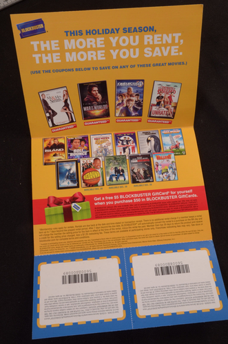 Blockbuster Video Membership Coupon | eBay