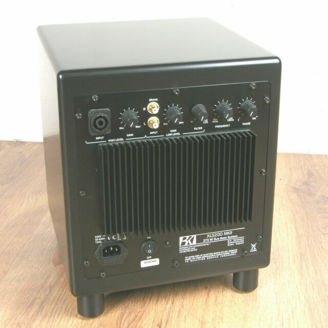 BK Electronics XLS200-DF Mk2 Powered Subwoofer - Black for sale online ...