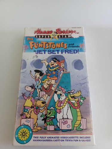 The Flintstones and Friends Jet Set Fred Hanna Barbera Super Stars VHS ...