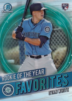 2021 Bowman Chrome Rookie Of The Year ROY Favorites EVAN WHITE #RRY-EW ...