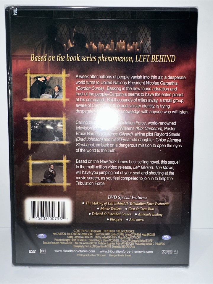 Left Behind II: Tribulation Force (DVD, 2002) - New/Sealed 745638007532 ...