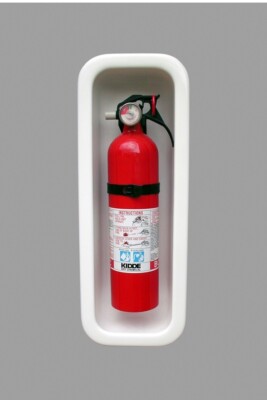 SSI Recessed Fire Extinguisher box for boats/RVs *fire extinguisher not ...