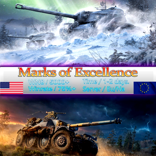 World Of Tanks | [2] Marks of Excellence | 1 Day | Wn8 5000 | Win 75% ...