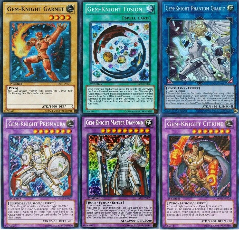 Yugioh Knight Cards