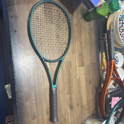 Used Wilson Blade PRO STOCK V9 G2 18x20 Kblade Mold. Strung Luxilon Alu ...