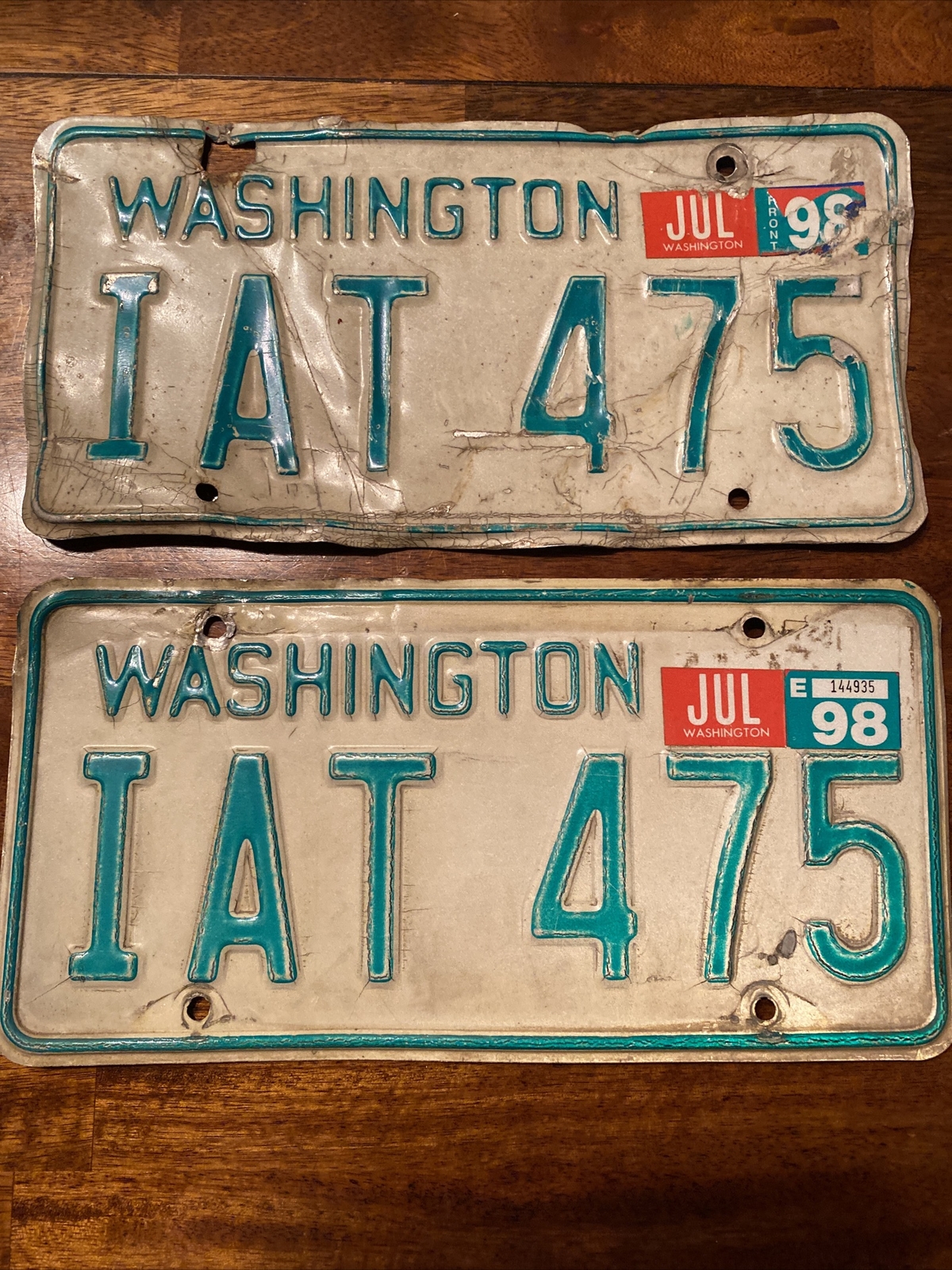 1998 Washington License Plates | eBay