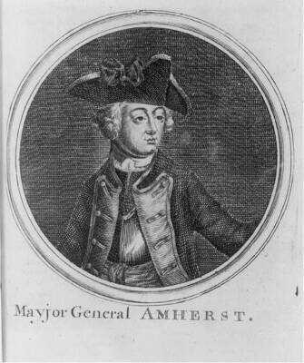 Major General Amherst,Jeffrey Amherst,1717-1797,Seven Years' War ...