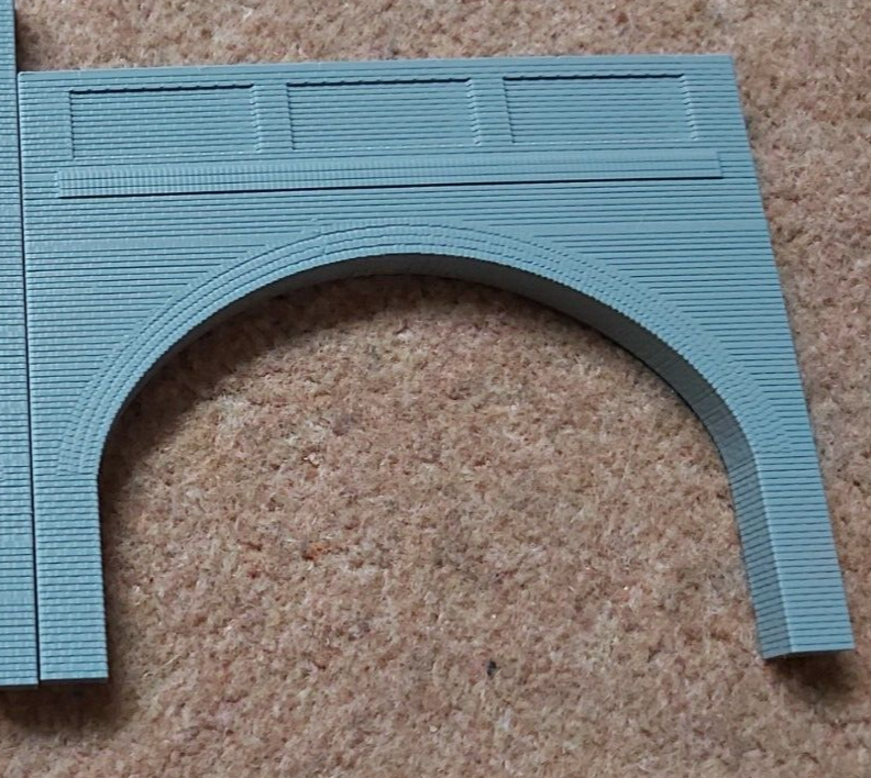 OO Gauge Model Railway Brick Arch Underpass Support Wall For Walkways ...