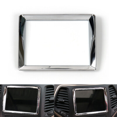 Navigation GPS Screen Frame Trim Cover for Jeep Grand Cherokee 2014 ...