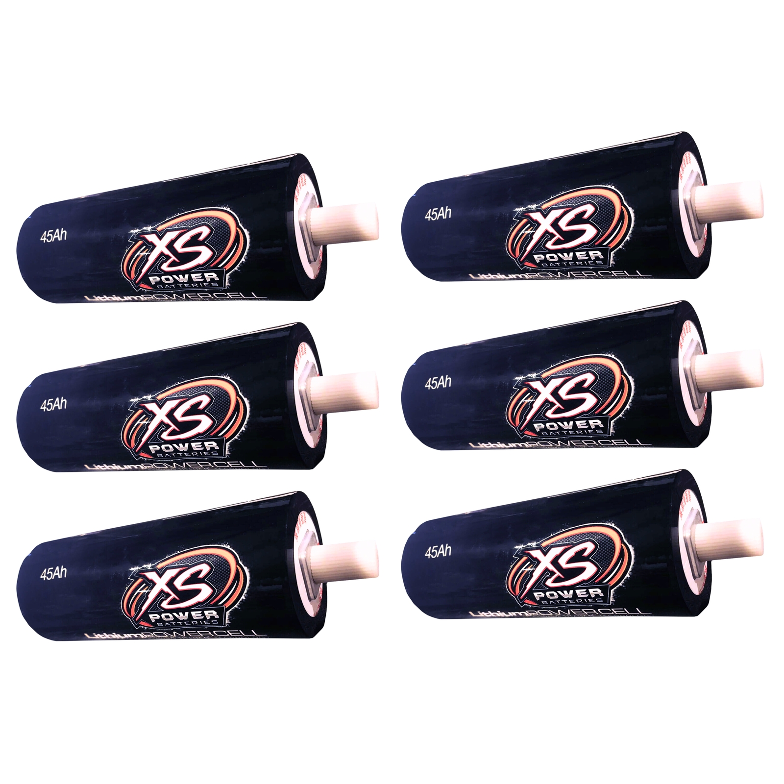 XS Power 6 Pack Kit 45 AH Lithium Cell Bank 2.3v Lithium Titanate Oxide ...