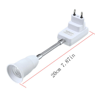 E27 Socket Adapter with On/Off Switch Flexible Extension Lamp Light ...