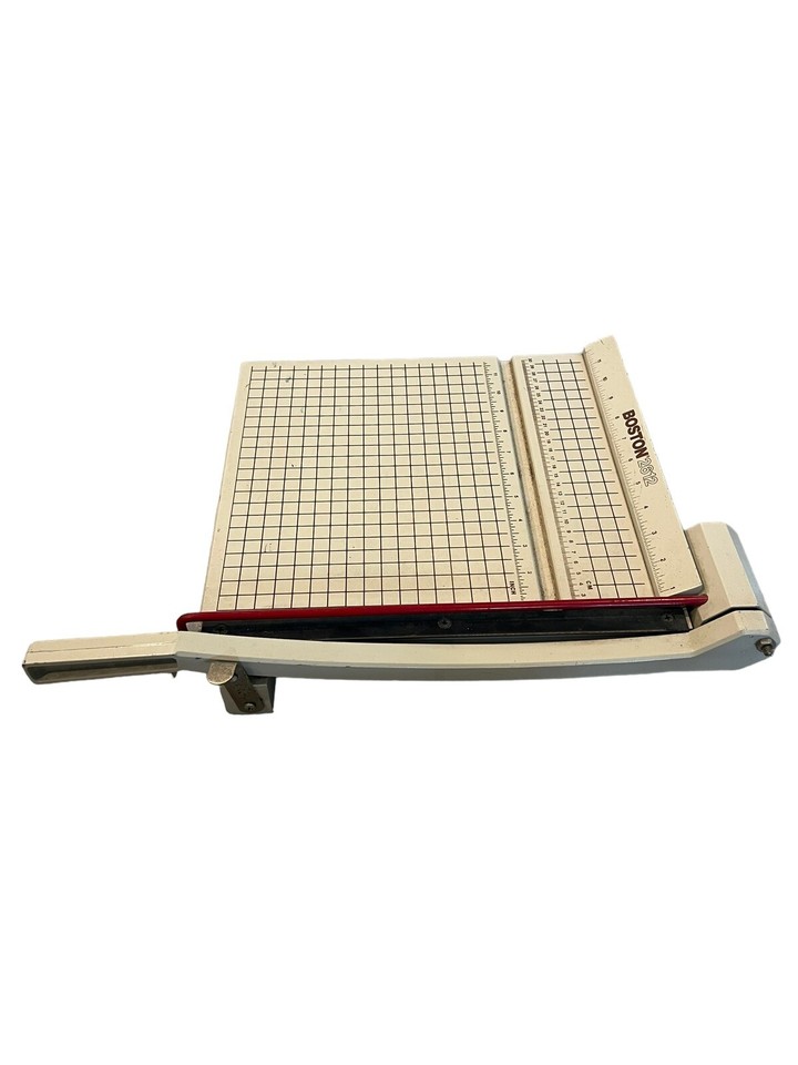 Boston 2612 Paper Cutter 12" Trimmer Heavy Duty Guillotine USA Made | eBay