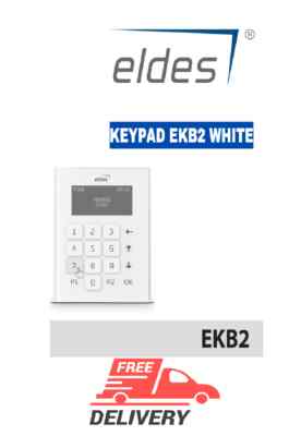 Eldes Alarm keypad EKB2 WHITE new security systems original EU made | eBay
