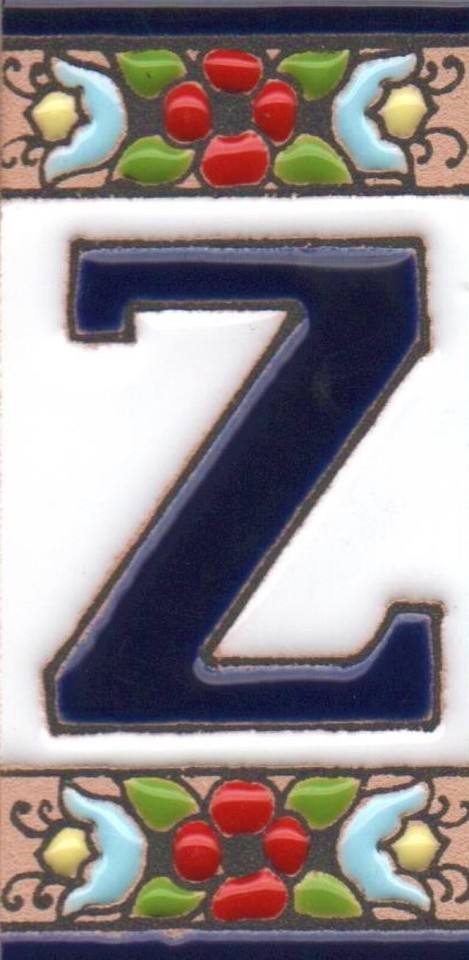 Hand-painted Ceramic Cherry Number Tiles 7.5 x 3.5 cm with Optional ...