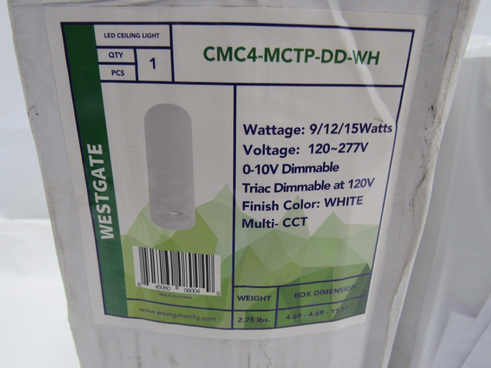Westgate Led Ceiling Light White Mult Cct Cmc4 Mctp Dd Wh Ebay