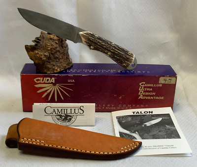 2001 Camillus Cuda Knife Custom Shop Talonite Rob Simonich w/ Sheath | eBay