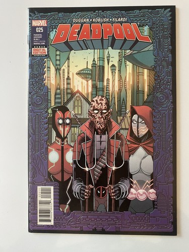 Deadpool #25 (2017) American Gothic Homage Marvel Comics Combine/Free ...