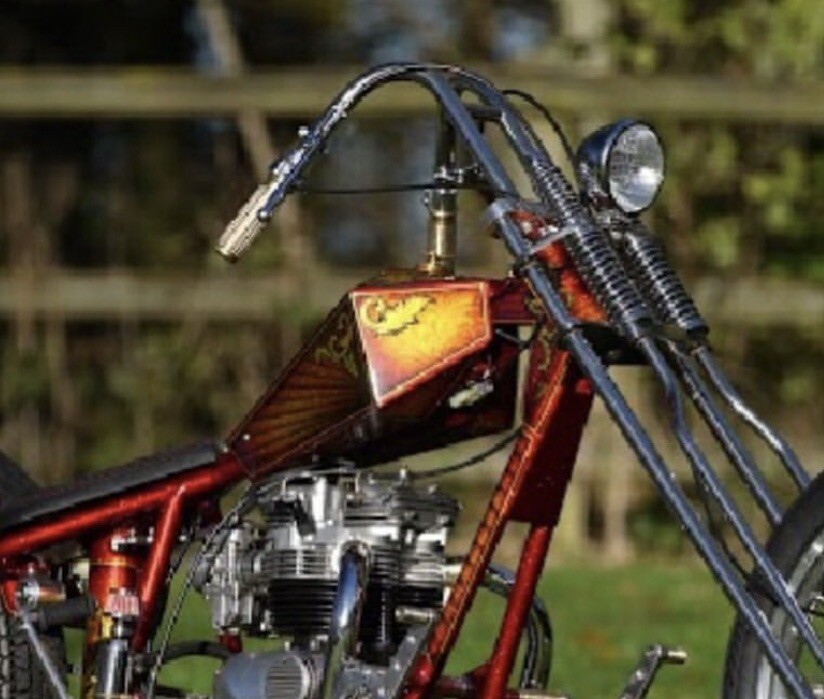 COFFIN TANK CHOP CHOPPER BOBBER HARDTAIL STREETFIGHTER CUSTOM CHOPPERS ...