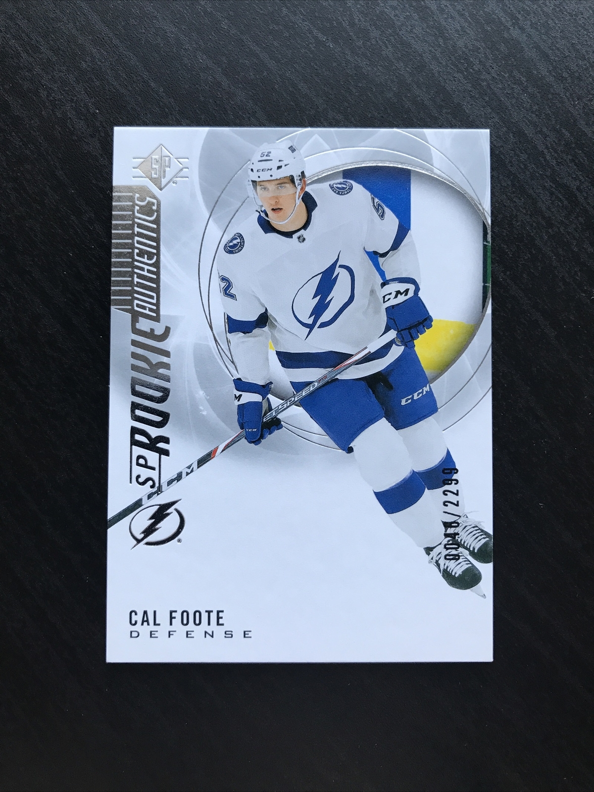 2020-21 SP Retail - Rookie Authentics Silver Spectrum #115 Cal Foote ...