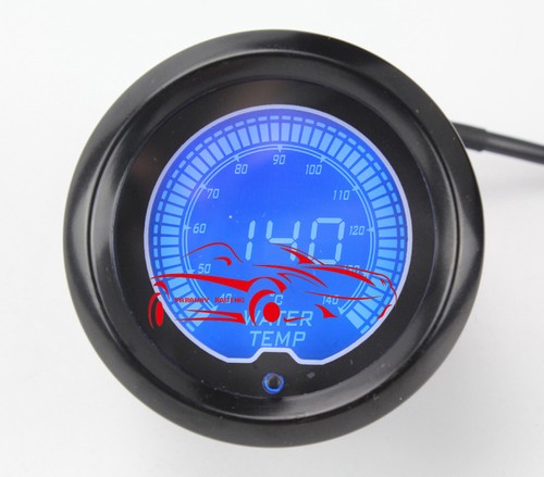 Coolant/Water Temp Electrical Gauge EVO Series 7 Color LCD Screen 52mm ...