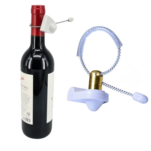 AM 58Khz Wine Security Tags (100 Pcs) - Adjustable Metal Lanyard Anti ...