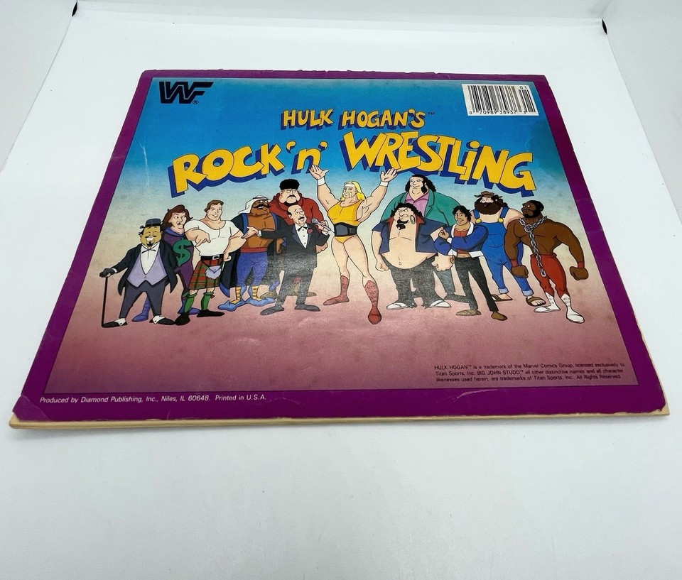 Vintage 1986 WWF Hulk Hogan's Rock 'N' Wrestling Sticker Collector's ...