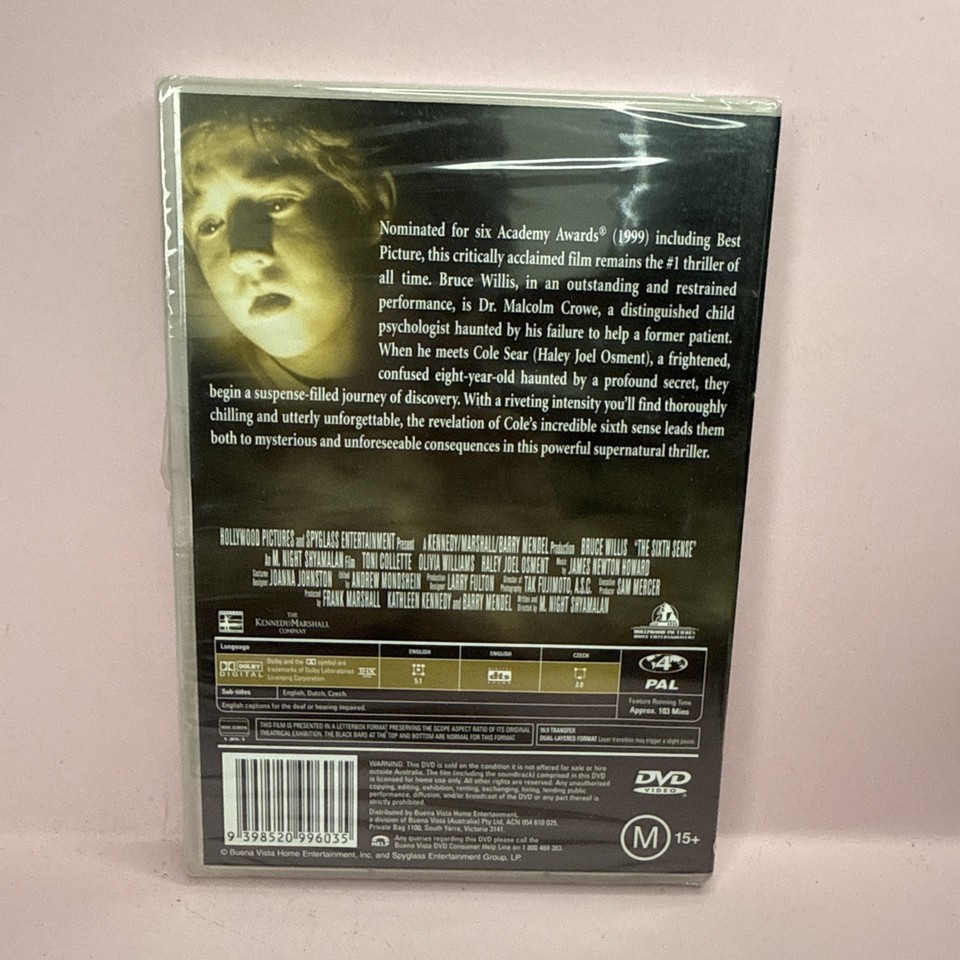BRAND NEW! The Sixth Sense - DVD R4 Movie Sealed | eBay