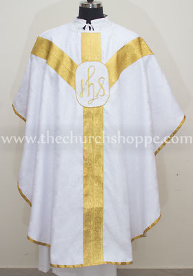 New White gothic vestment,stole & mass set Gothic chasuble,casel ...