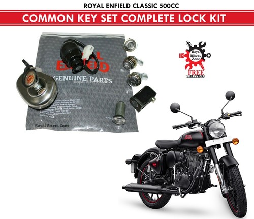 Royal Enfield "Classic 500cc" "Common Key Set" Complete Lock Kit | eBay ...