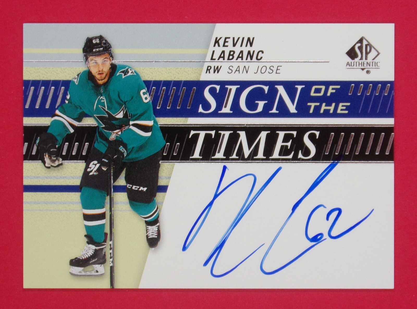 2019-20 SP Authentic Kevin Labanc Sign of the Times #SOTTKL San Jose | eBay